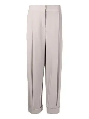 EMPORIO ARMANI Emporio Armani Pleated Straight Trousers