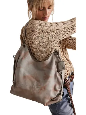 Free People We The Free Sabine Slouchy Bag - Fog
