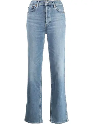 RE/DONE High-rise Loose Jeans - Blue
