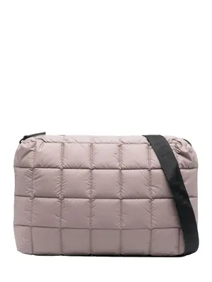 VEECOLLECTIVE Quilted Crossbody Bag - Neutrals