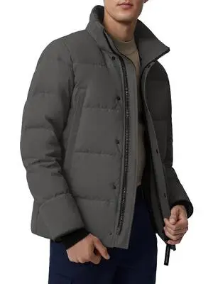 Canada Goose Canada Goose Wyndham Water Repellent Down Parka Graphite