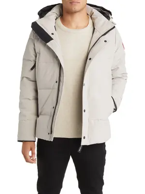 Canada Goose Canada Goose Wyndham Water Repellent Down Parka Limestone