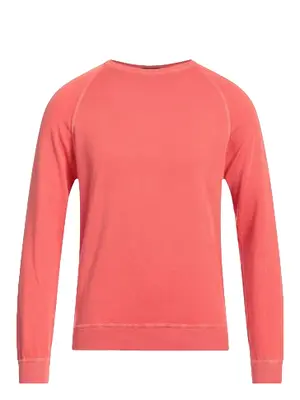 Rossopuro Solid Color Sweater - Red