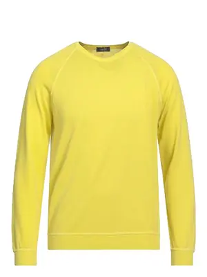 Rossopuro ROSSOPURO Solid Color Sweater Yellow