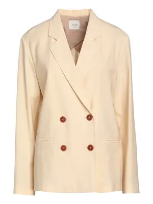 ALYSI ALYSI Double-Breasted Blazer Beige