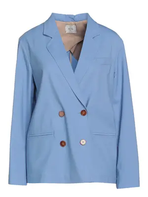 ALYSI ALYSI Double-Breasted Blazer Pastel Blue