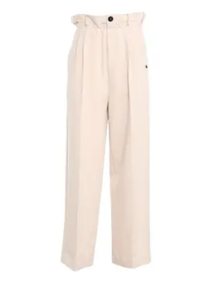 EMMA & GAIA Straight-leg Trousers - Beige
