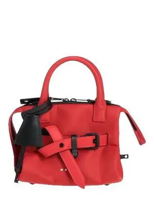 Marni Handbag In Polyamide, Acrylic, Cow Leather And Polyester - Red