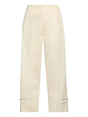 Beatrice B BEATRICE .B Straight-Leg Pants Ivory