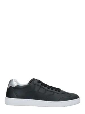 Hogan Soft Leather Sneakers - Black