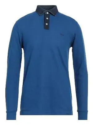 HARMONT & BLAINE Polo Shirt Size Cotton - Blue