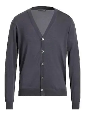 DRUMOHR Modern Cardigan Super 140s Wool - Grey