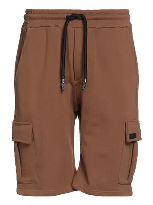 TAKESHY KUROSAWA Cotton Shorts - Brown