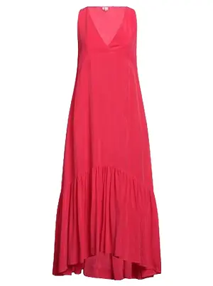 European Culture EUROPEAN CULTURE Cupro Maxi Dress Pink
