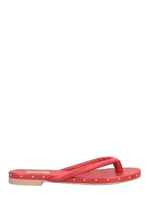 Agl Thong Sandals With Studs Red