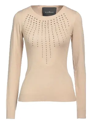 John Richmond JOHN RICHMOND Studded Knit Sweater Beige