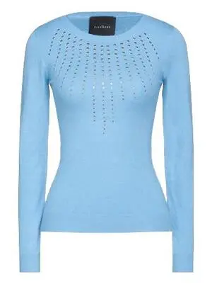 John Richmond Studded Knit Sweater - Blue
