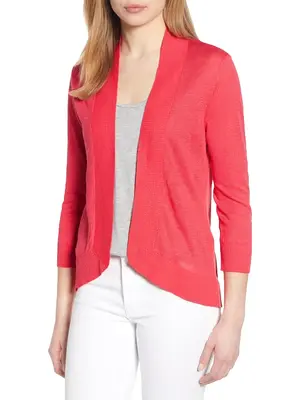 Tommy Bahama Tommy Bahama Lea Linen Cardigan Paradise Pink