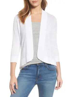 Tommy Bahama Tommy Bahama Lea Linen Cardigan White