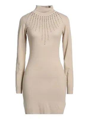 John Richmond Mini Knit Dress - Beige