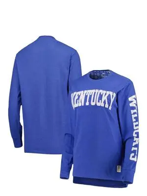 PRESSBOX Kentucky Wildcats Two-hit Canyon Long Sleeve T-shirt - Royal