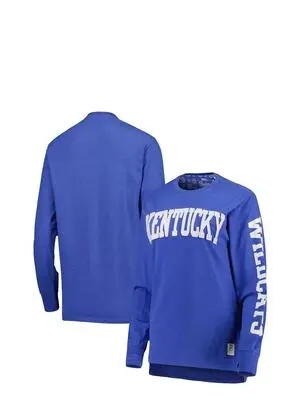 PRESSBOX Kentucky Wildcats Two-hit Canyon Long Sleeve T-shirt - Royal