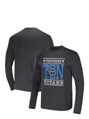 NFL X DARIUS RUCKER Collection Fanatics Heathered Charcoal Tennessee Titans Long Sleeve T-shirt - Heather Charcoal
