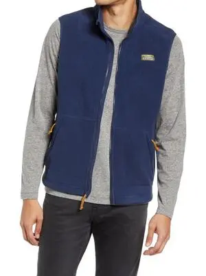 L.l.bean L.L.Bean Mountain Classic Fleece Vest Nautical Navy