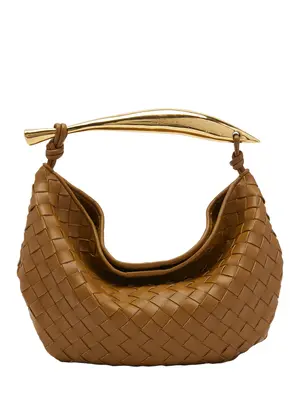 Bottega Veneta Sardine Top-Handle Bag Acorn Muse Brass