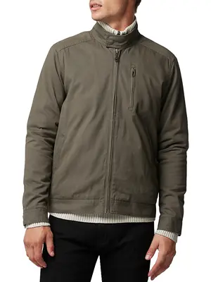 Rodd & Gunn Armitage Cotton Twill Harrington Jacket Olive
