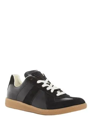 MAISON MARGIELA Replica Low Top Sneakers - Black/tan