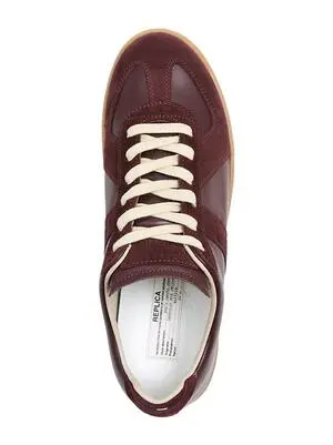 MAISON MARGIELA Maison Margiela Replica Low Top Sneakers Deep Red