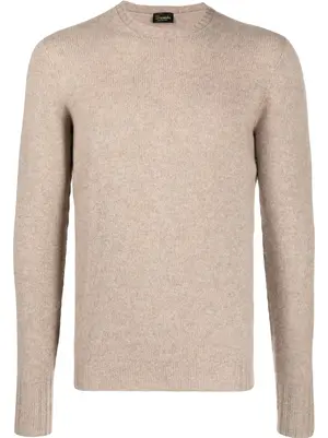 DRUMOHR Cashmere Crew-neck Jumper - Neutrals