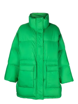 STAND STUDIO Mid-length Edna Coat - Green