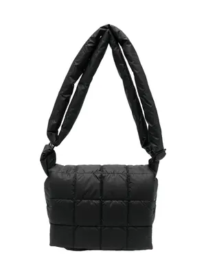 VEECOLLECTIVE Padded Crossbody Bag - Black