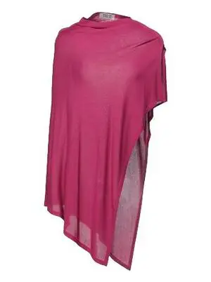 TSD12 Knitted Poncho - Pink