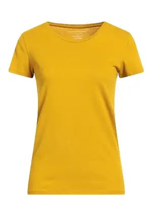 Majestic Filatures MAJESTIC FILATURES Cotton Jersey T-Shirt Ocher