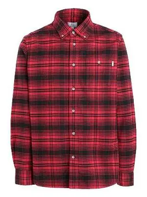 Woolrich Traditional Flannel Shirt Man Shirt Red Size S Cotton Red