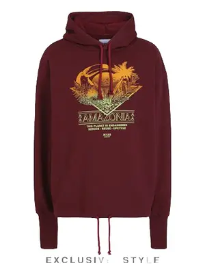 MYAR X YOOX MYAR X YOOX Upcycled Hoodie Maroon