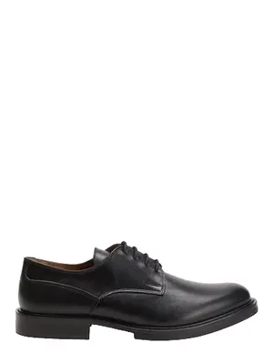 LEONARDO PRINCIPI Lace-Up Calfskin Shoes