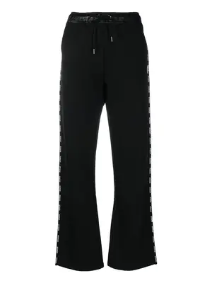 Moncler Logo Tape Track Pants - Black