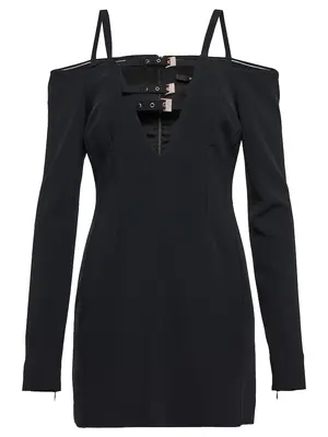 Blumarine Embellished Minidress - Black