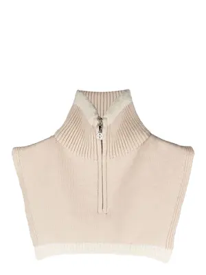 BARRIE Barrie Cashmere Zip-up Collar