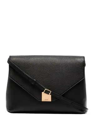 YU MEI Logo-plaque Crossbody Bag - Black