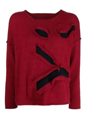 Y’S Cut-Out Logo Jumper