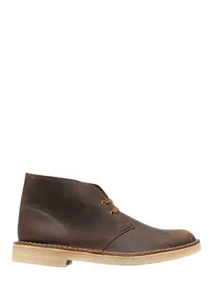 Clarks Leather Desert Boots - Brown