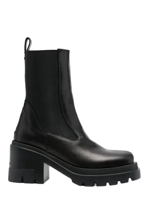 Woolrich Square-toe Ankle Boots - Black