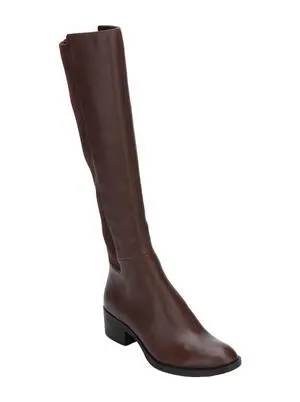KENNETH COLE Levon Knee High Boots - Chocolate