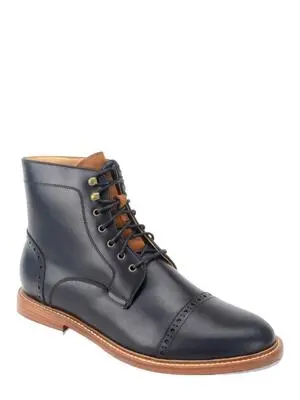 WARFIELD & GRAND Woodlands Brogue Boots - Black