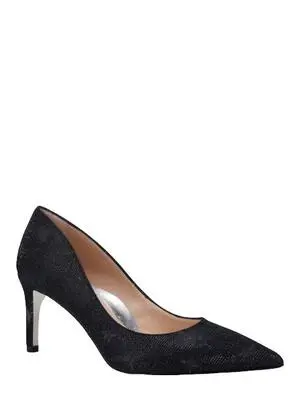 Ron White Pointed-Toe Pump Onyx